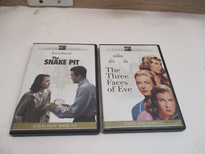 Three Faces of Eve (04) + Snake Pit (04) Insanity, Asylum, Madness ...