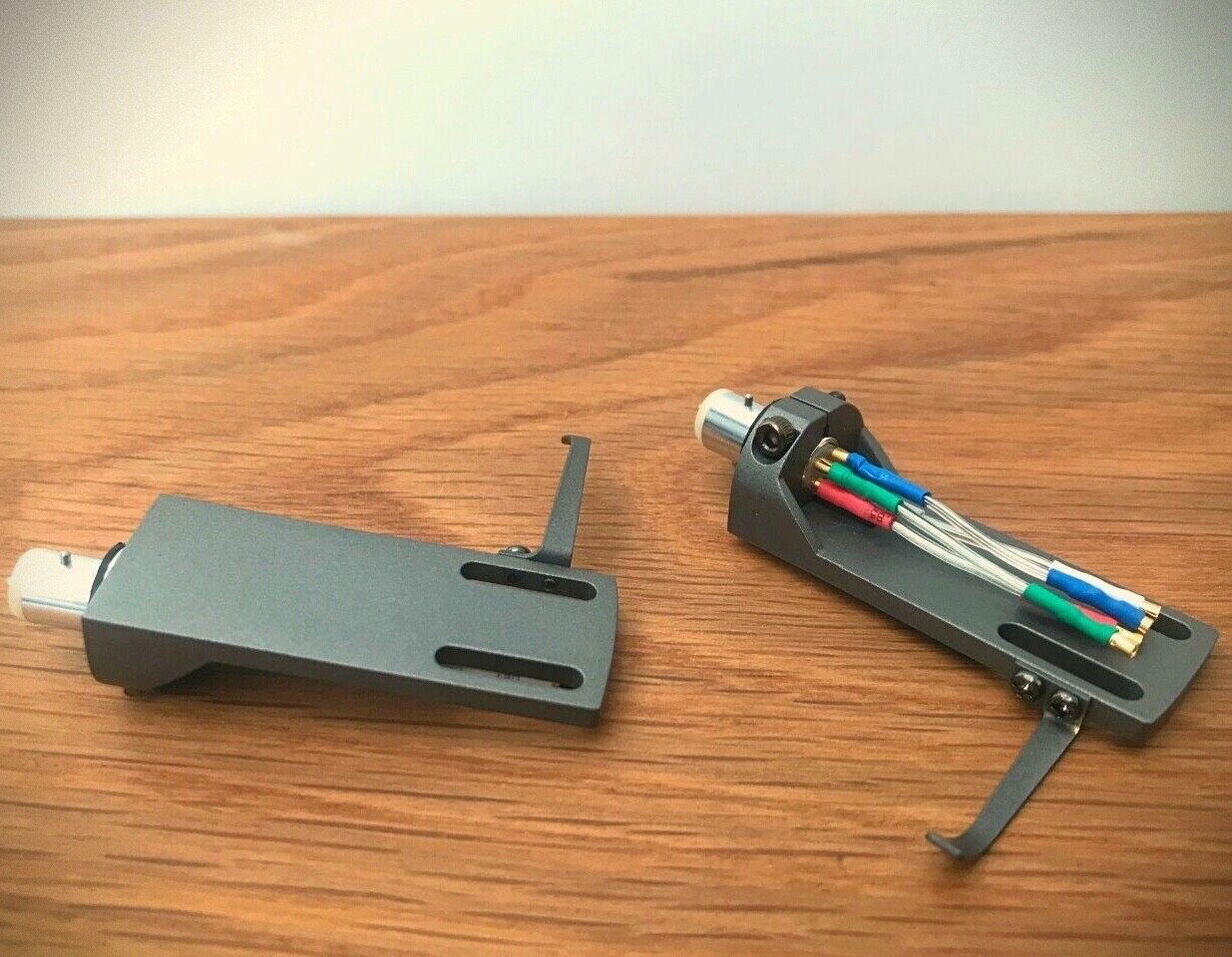 Tonar TOP-Q/ Jelco HS-25/SME Type Headshell AZIMUTH ADJUSTABLE +SILVER ...