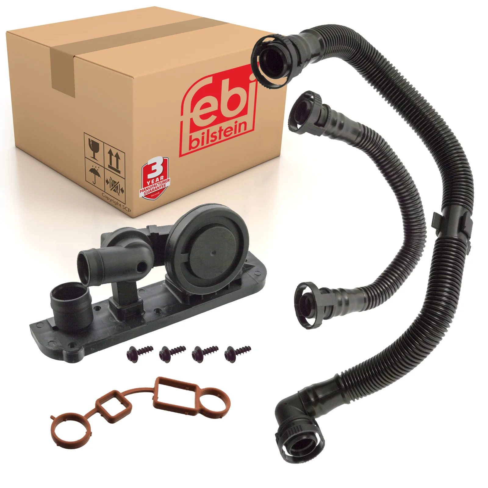 Crankcase Breather PCV Valve Kit Audi TT A3 TFSI VW Golf Gti MK5 MK6 ...