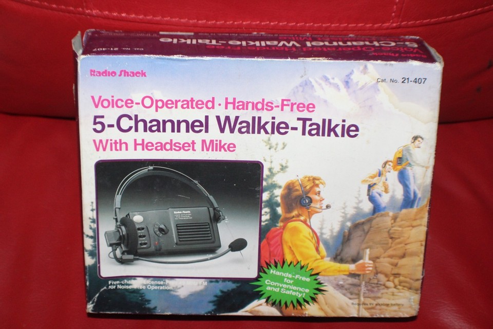 Radio shack vintage walkie talkie FM 5-channel radio | eBay