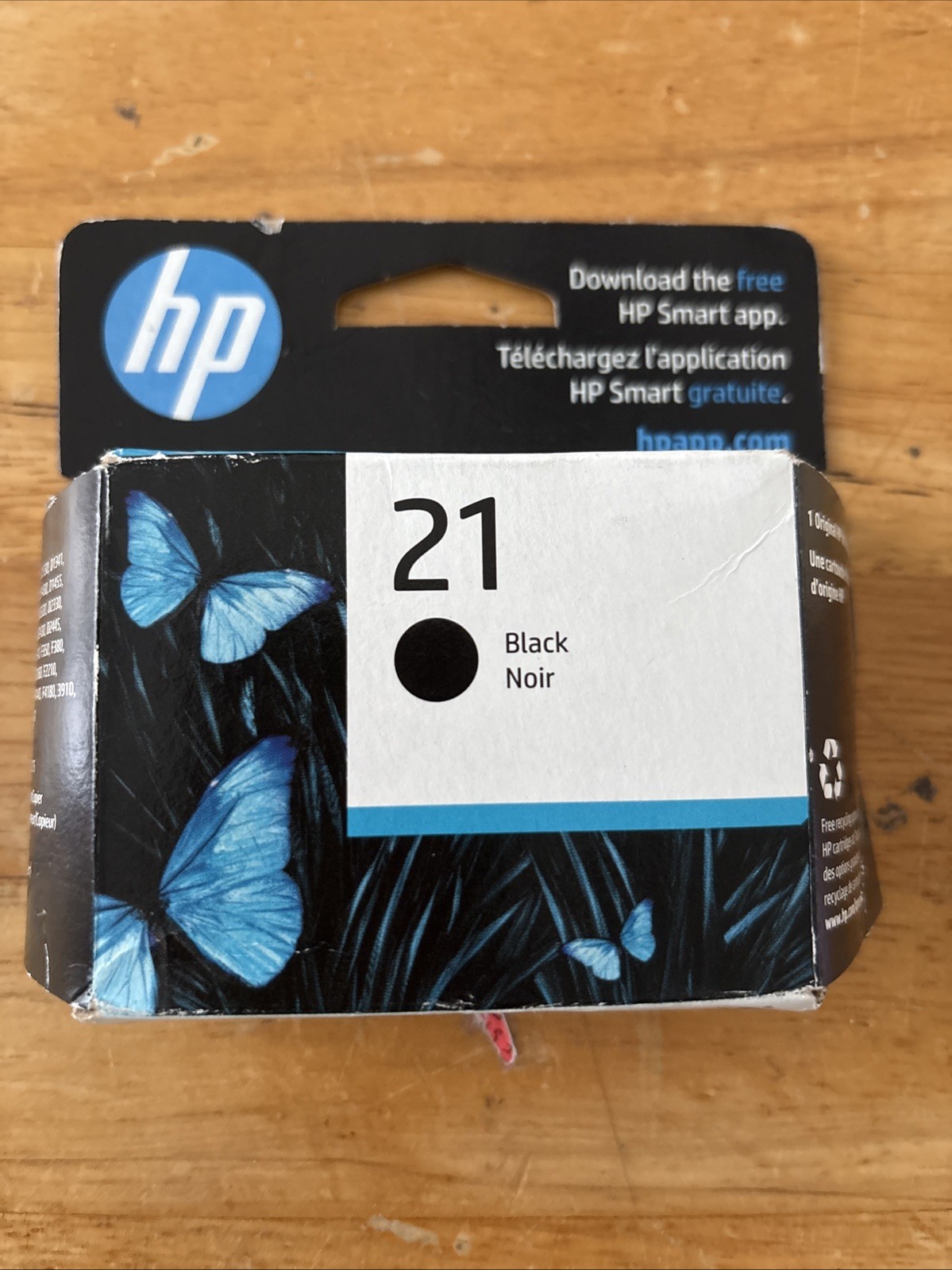HP 21 Black Original Ink Cartridge, ~190 pages, C9351AN#140 | eBay