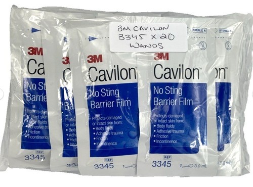 20 Ct 3M Cavilon 3345 No Sting Barrier Film 3mL Wands Exp. 2026 in BAG ...