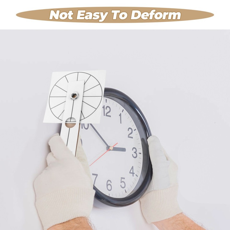 8 Pcs Bedroom Wall Clock Scale Diy Dividing Ruler Assistant Position ...