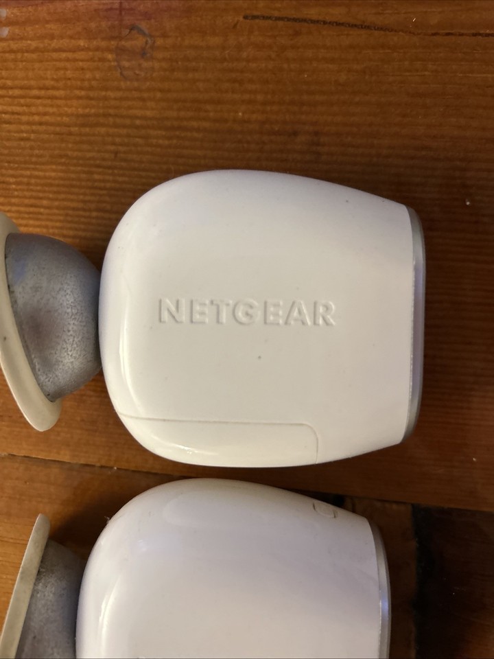 NETGEAR Arlo Pro VMC3030 Wireless Security Camera White Lot of 4 Used ...