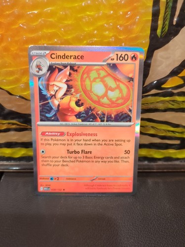 Cinderace 028/132 Holo Rare - Pokémon TCG Mega Evolution - NM | eBay