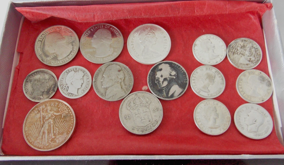 SILVER COIN LOT--APPROXIMATE MELT VALUE: $129.00 AT $90.00 SPOT SILVER ...