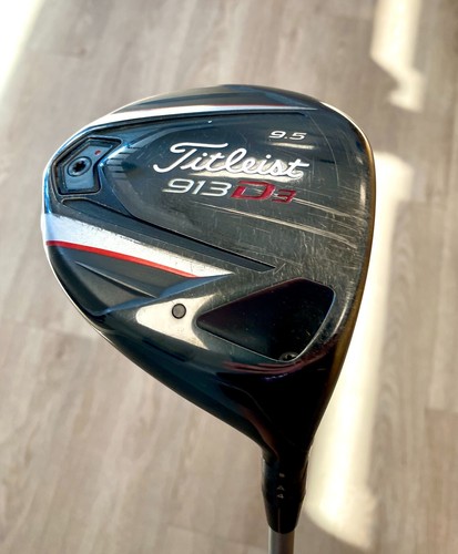 Titleist 913 D3 Right-Handed Graphite Driver - 9.5° - Regular Flex w ...