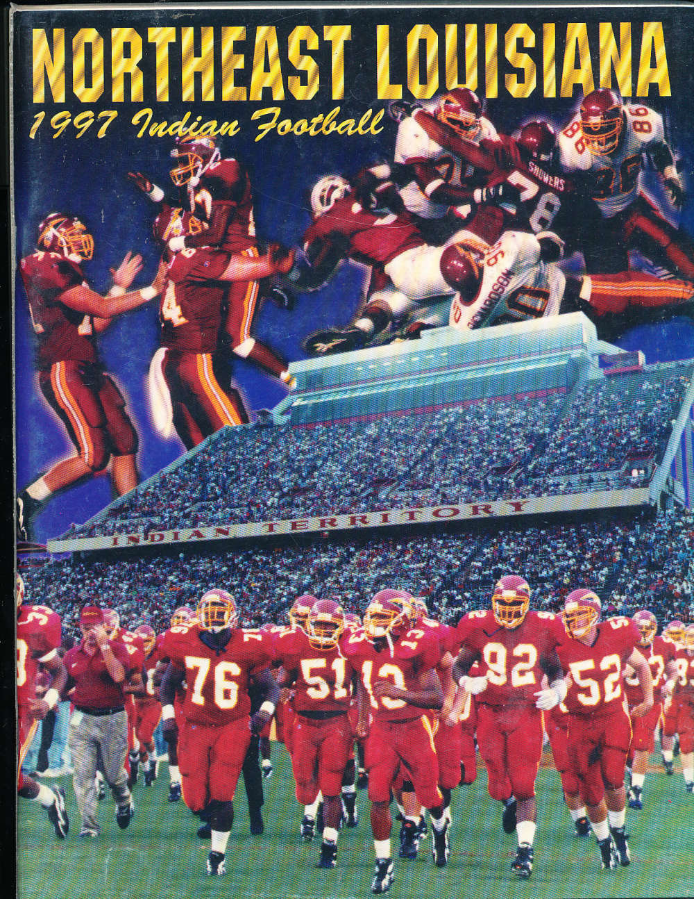 1997 Northeast Louisiana University Football Media Guide a9 BX80 | eBay