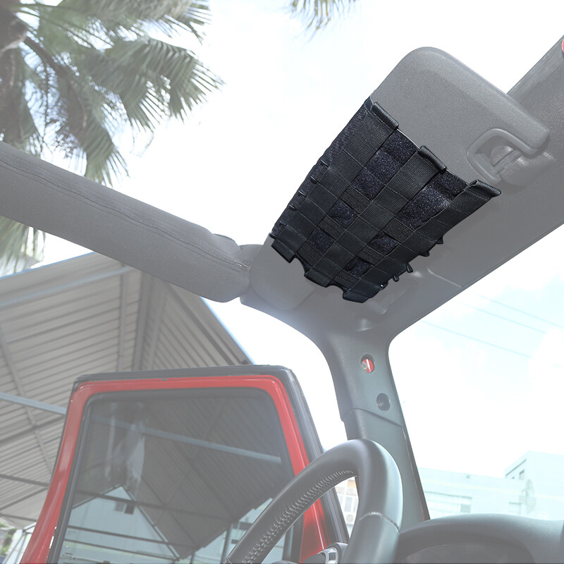 Sun Visor Mount Glass flashlight Organizer Storage Bag Accessories ...