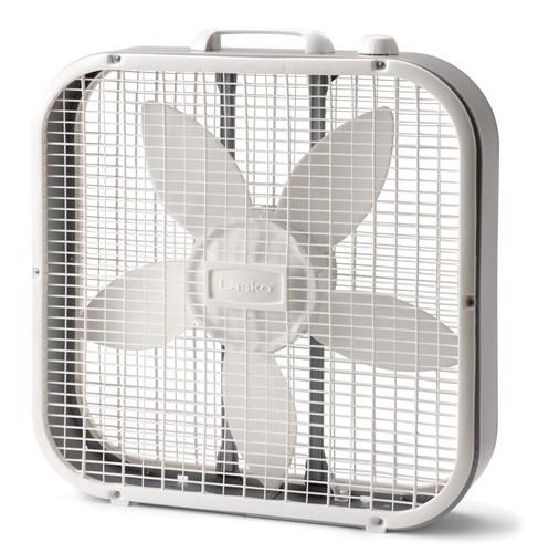 20" Classic Portable Box Fan with Weather-Resistant Motor 3 Quiet ...