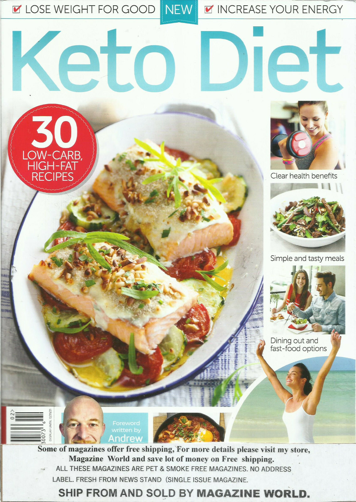 Keto Diet Magazine * Issue, 2021 * Issue # 06 * Six Edition * | eBay