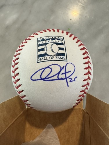 Chase Utley Signed Autographed Hall Of Fame Baseball JSA COA Phillies ...