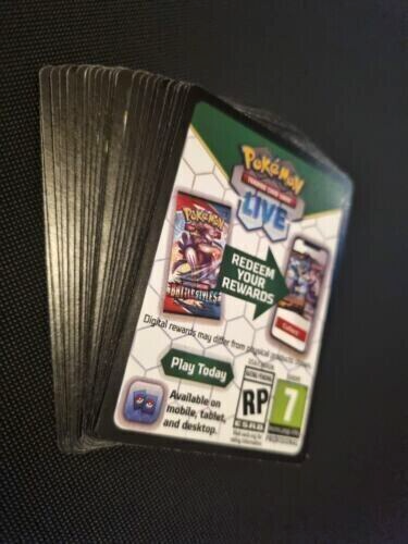 50 ~ Pokemon TCG Online Redeem Code Cards (UNUSED) Sets Vary - MULTIPLE ...