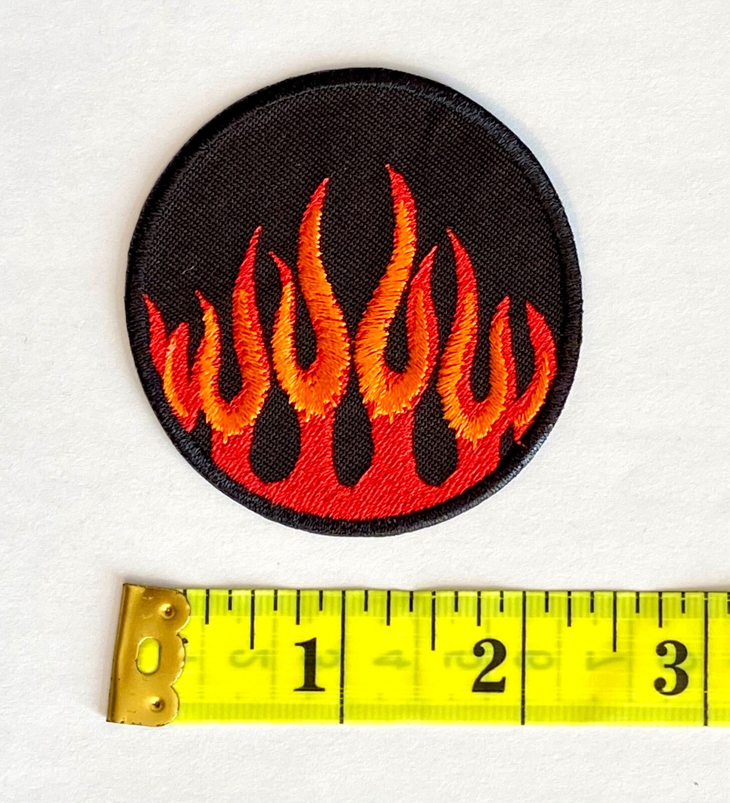 Racing Flames Embroidered Patch NEW Iron-on/Sew-on | eBay