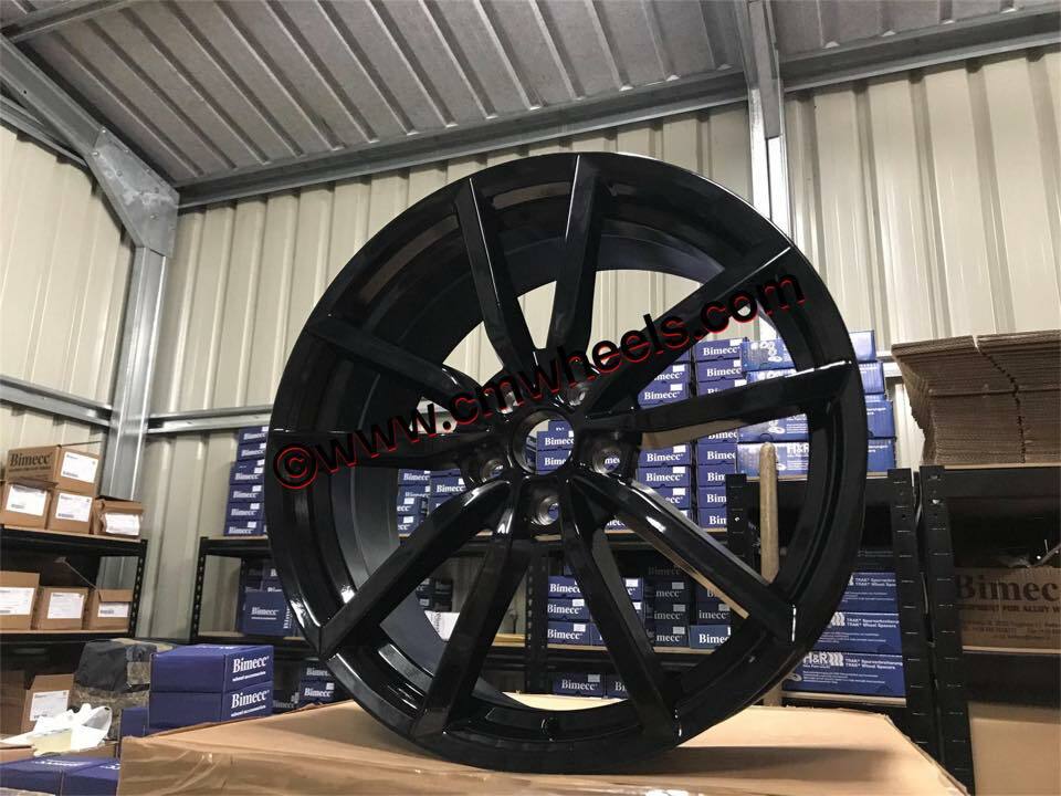 19" Golf R Pretoria Style Alloy Wheels - Gloss Black - VW Golf MK5 MK6 ...