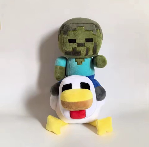 Minecraft Chicken Jockey Plush Toy - 15in | eBay