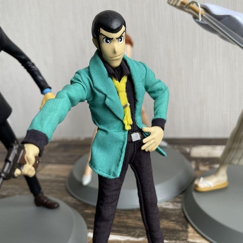 Lupin The Third Figure Set Lupin Jigen Fujiko Goemon with Stand ...