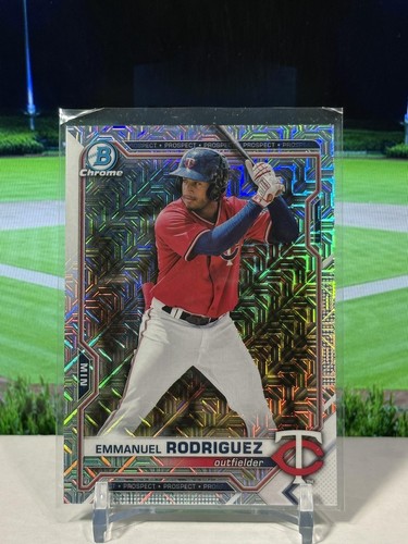 2021 Bowman Draft Chrome Asia Refractor #BDC-55 Emmanuel Rodriguez ...