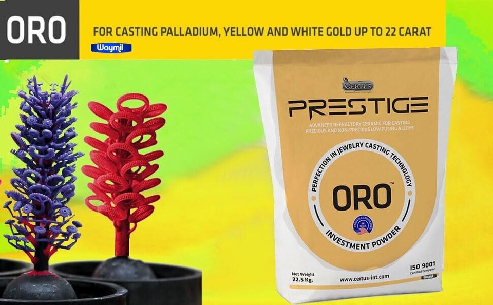 Jewelry Casting Investment Powder Lost Wax Prestige Oro For Gold ...