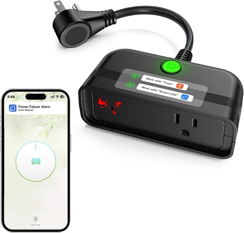 Power Failure Alarm WiFi, Outdoor Power Outage Alarm with SmartLife App ...