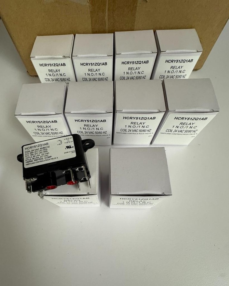 QTY 100 Hartland HCRY51ZQ1AB General Purpose Relay Coil 24 VAC 50/60 HZ ...