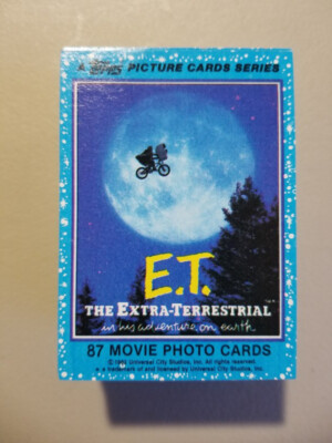 1982 E.T THE EXTRA-TERRESTRIAL TRADING CARD COMPLETE BASE SET OF 87 | eBay