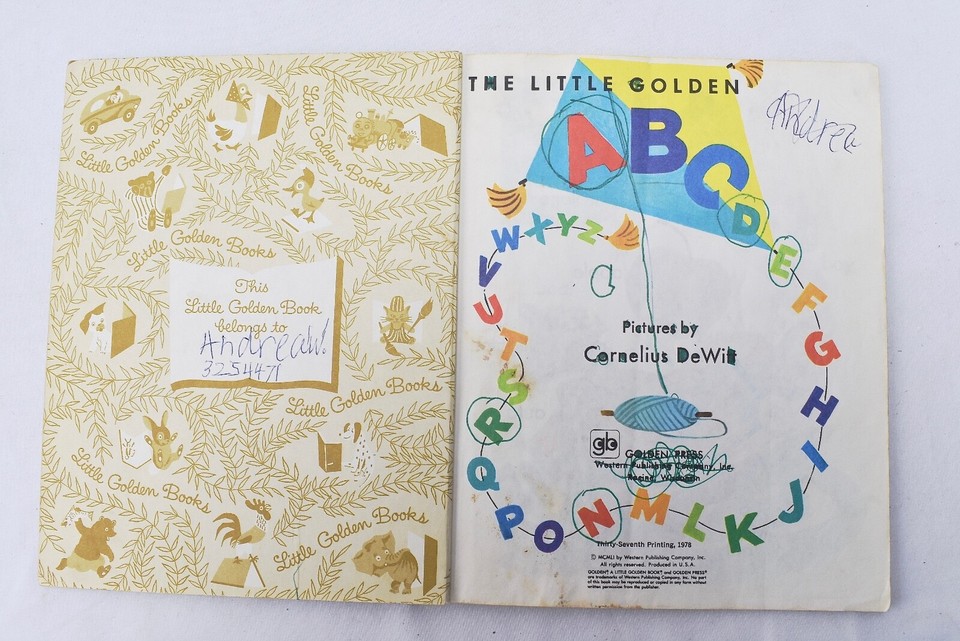 1978 The Little Golden ABC Book - A Little Golden Book | eBay