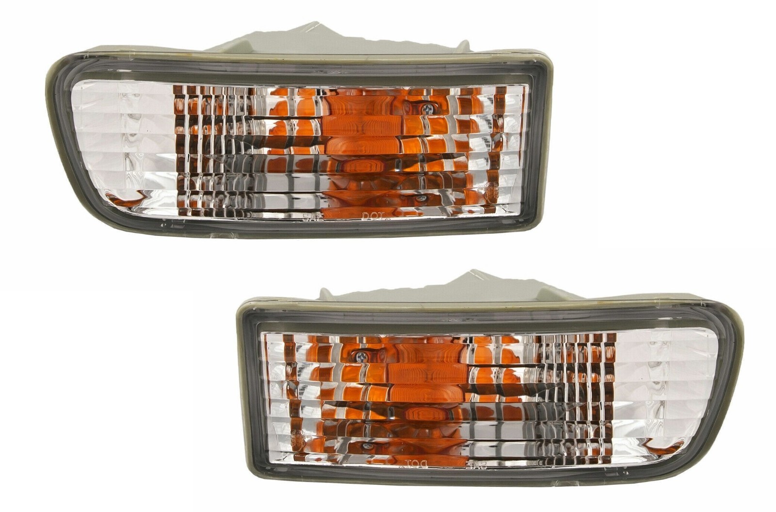 TOYOTA 4RUNNER 1999-2002 RIGHT LEFT TURN SIGNAL LIGHTS BUMPER LAMPS ...