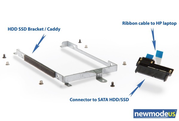 HDD SSD SATA Cable and Caddy for HP Envy 17-n000 17t-n000 17-n100 ...