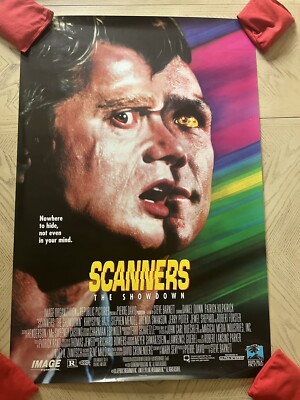 SCANNERS THE SHOWDOWN 1995 (SCANNER COP 2) Original Movie Poster Video ...