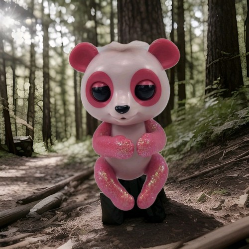 Fingerlings Baby Panda POLLY Glitter Pink Interactive Collectible Pet ...