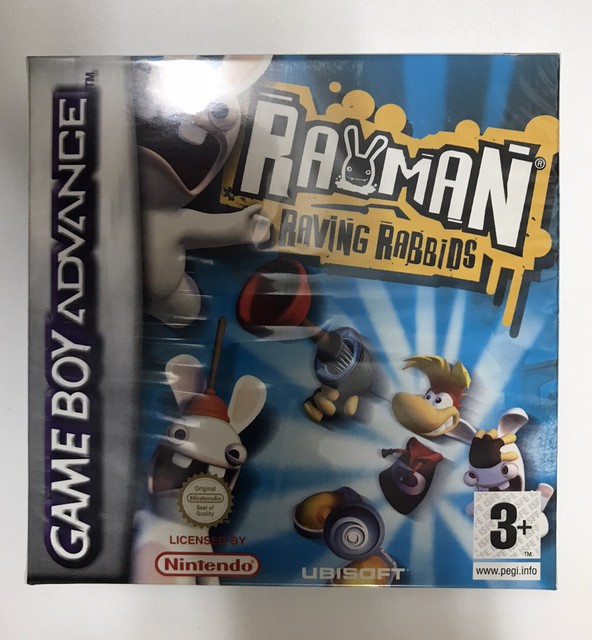 Rayman Raving Rabbids Game Nintendo Gameboy Advance & GBA for sale ...