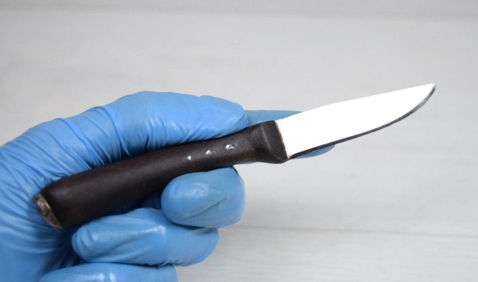 2 Vintage Custom Handmade Small Daggers Dagger Knife Wood Handle ...