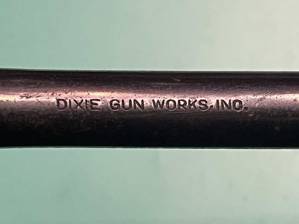 USED DIXIE GUN WORKS 1860 ARMY 8” BARREL & LEVER BLUED .44 CALIBER BP ...