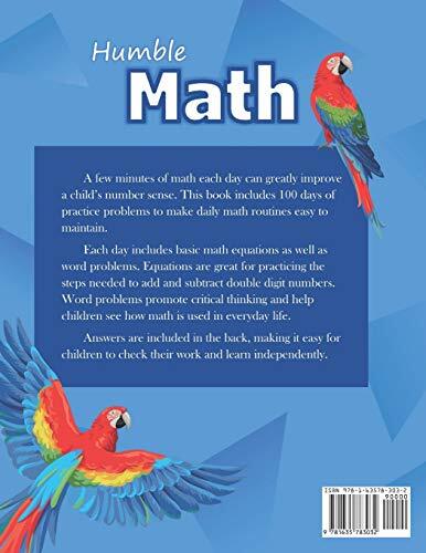 Humble Math - Double Digit Addition & Subtraction 100 Days of Practice ...