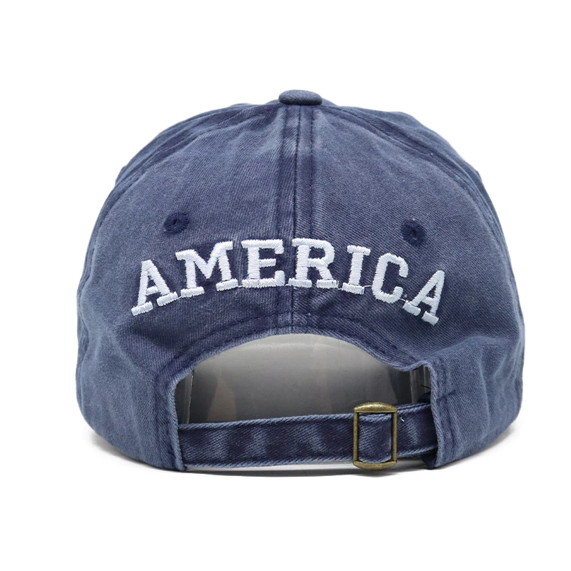 Blue American Flag USA Baseball Cap - Tactical Army Cotton Casual Hat ...