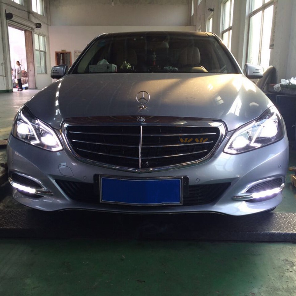 LED Day Running Light For Mercedes-Benz E-Class W212 14-16 Daylight DRL ...