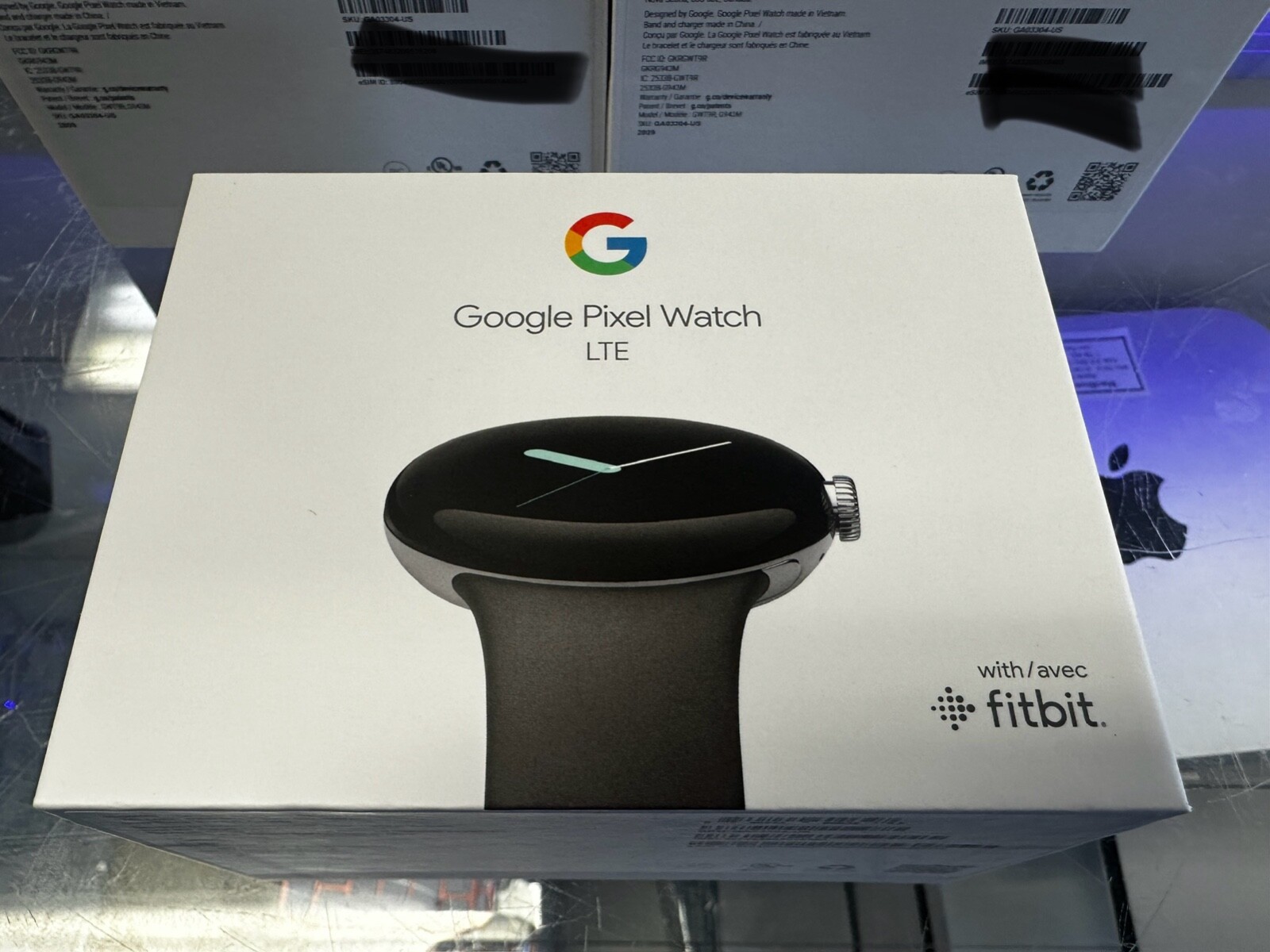 BRAND NEW Google Pixel Watch LTE Unlocked Stainless Steel, Charcoal