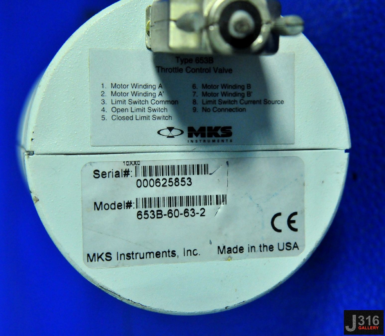 2813 MKS TYPE 653B THROTTLE CONTROL VALVE 653B-60-63-2 | eBay