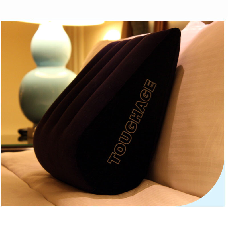 TOUGHAGE Weightless Sex Pillow Stool w/Inflatable Position Aid Bouncing ...
