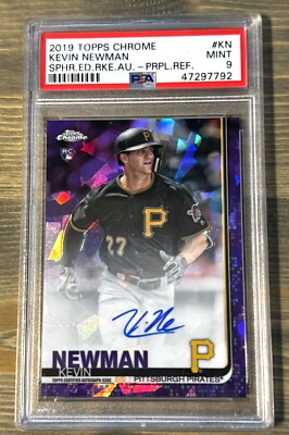 2019 Topps Chrome Sapphire Edition - Autographs #CSA-KN Kevin Newman ...