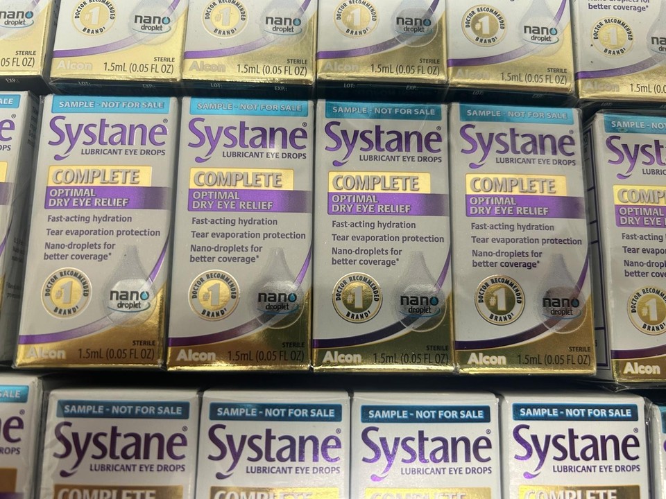 Systane Complete Lubricant Eye Drops, 0.05 Fl Oz,Exp 03/30/2026 1.5ml ...