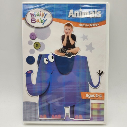 Brainy Baby Animals DVD 2011 Preschool Child Development NEW ...