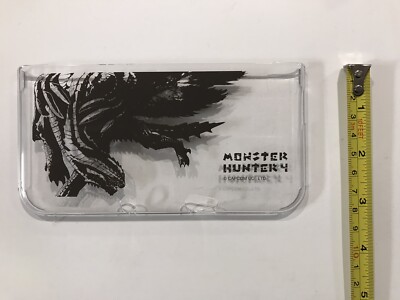 OEM Nintendo NEW 3DS XL LL Monster Hunter 4 REPLACEMENT Top Shell Cover ...