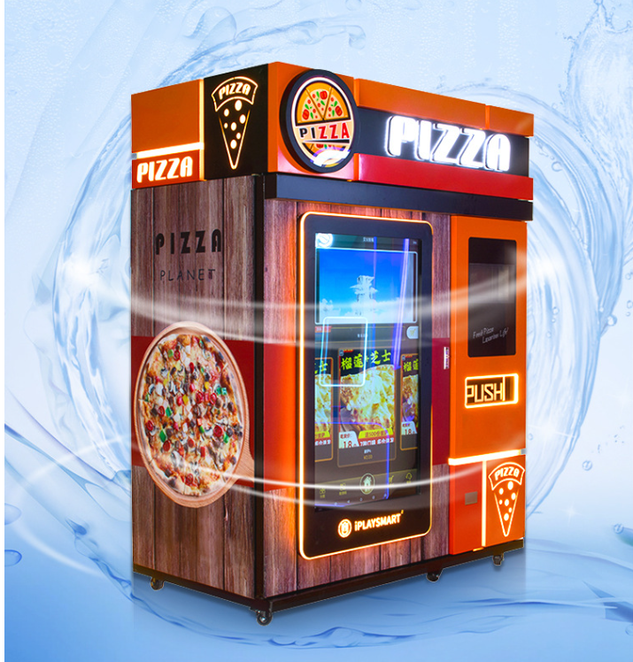 Smart Touch Screen Pizza Vending Machine Commercial Fully Automatic ...