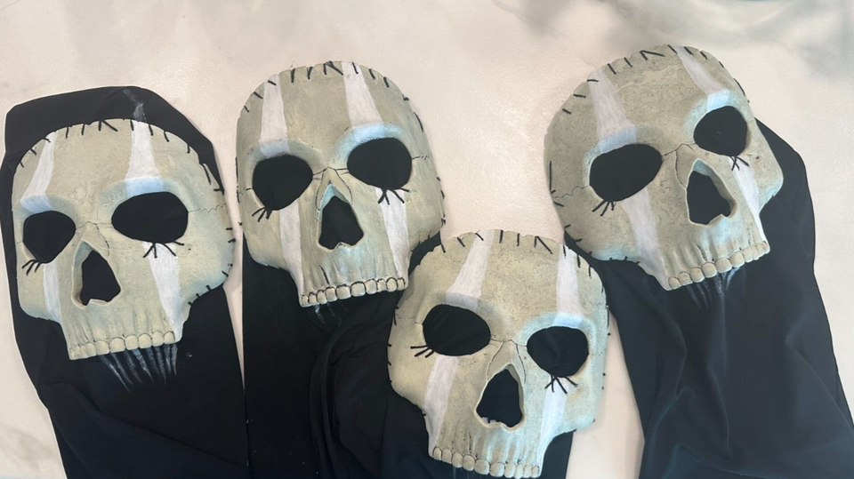 Finished Ghost Mask Call of Duty Modern Warfare MW2 skull mask Cosplay ...