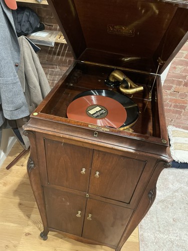 Antique VICTOR VICTROLA PHONOGRAPH VV-Xi TALKING MACHINE Record Player ...