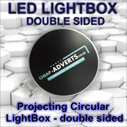 900mm Round LED Double Sided Outdoor Projecting Light Box Sign ...