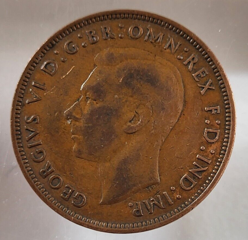 1945 One Penny King George VI Coin Britannia | eBay