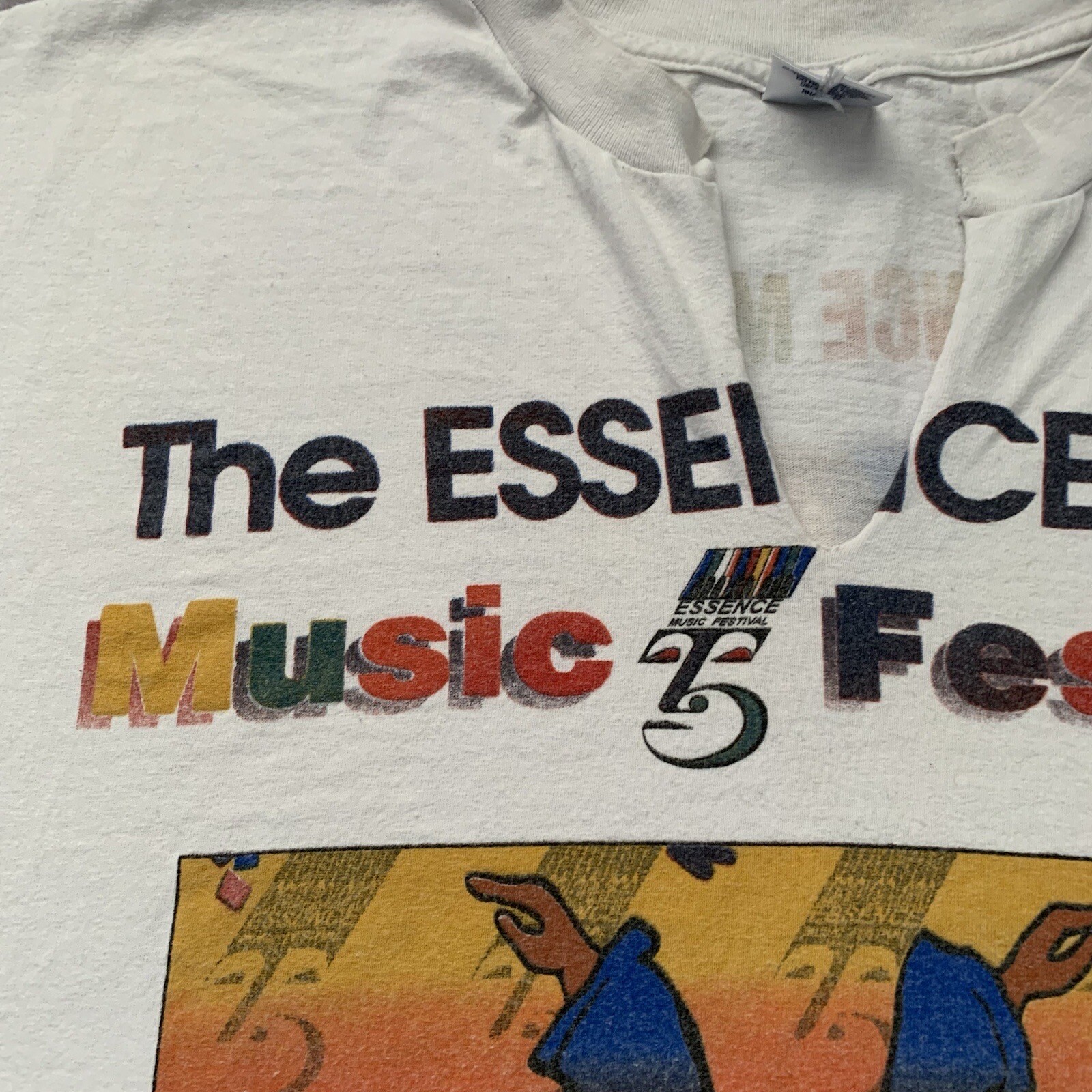 Vintage 1999 Essence Music Festival Shirt Size XL Lau… - Gem